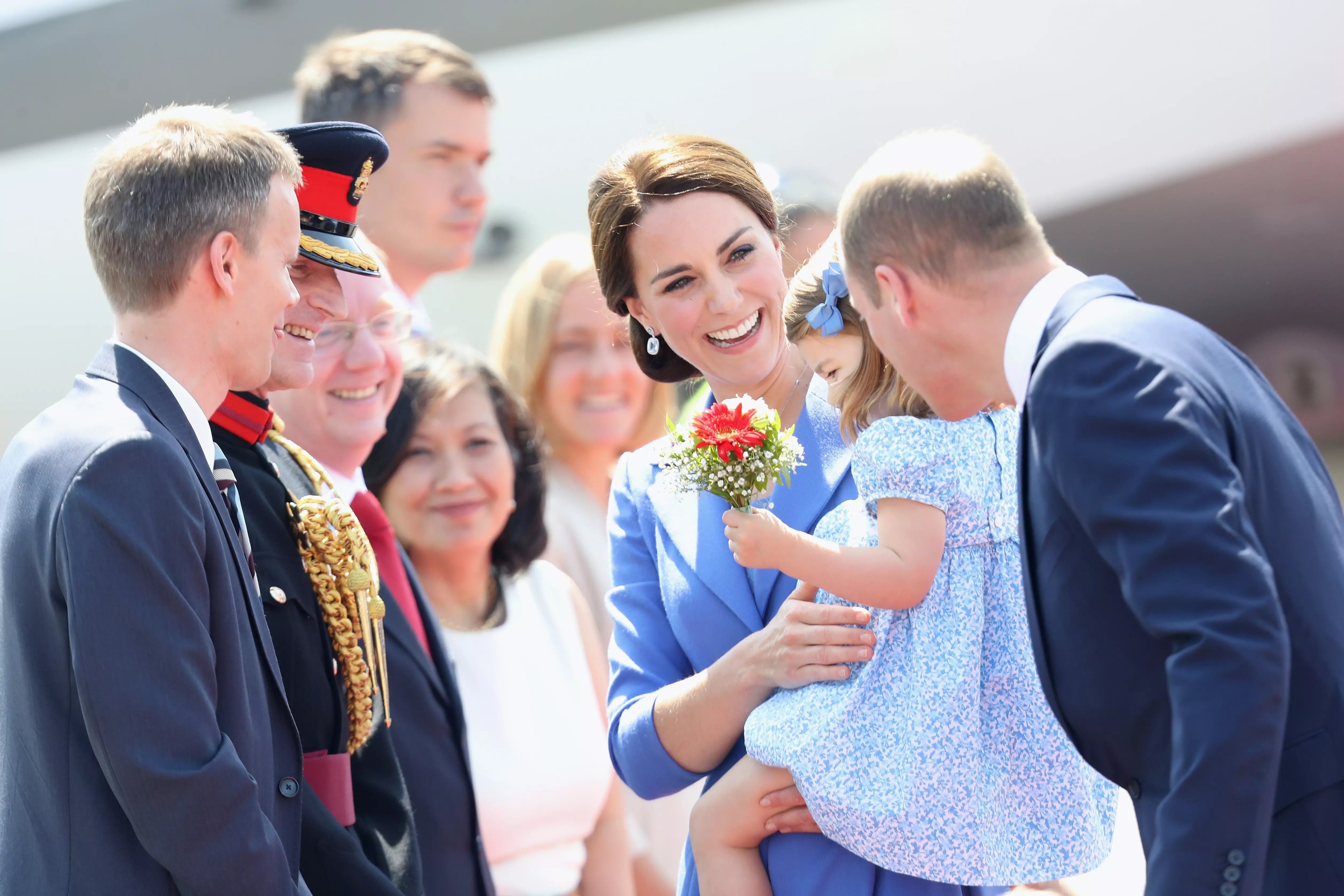 Prințul William a încercat să o facă pe Prințesa Charlotte să se simtă mai bine.