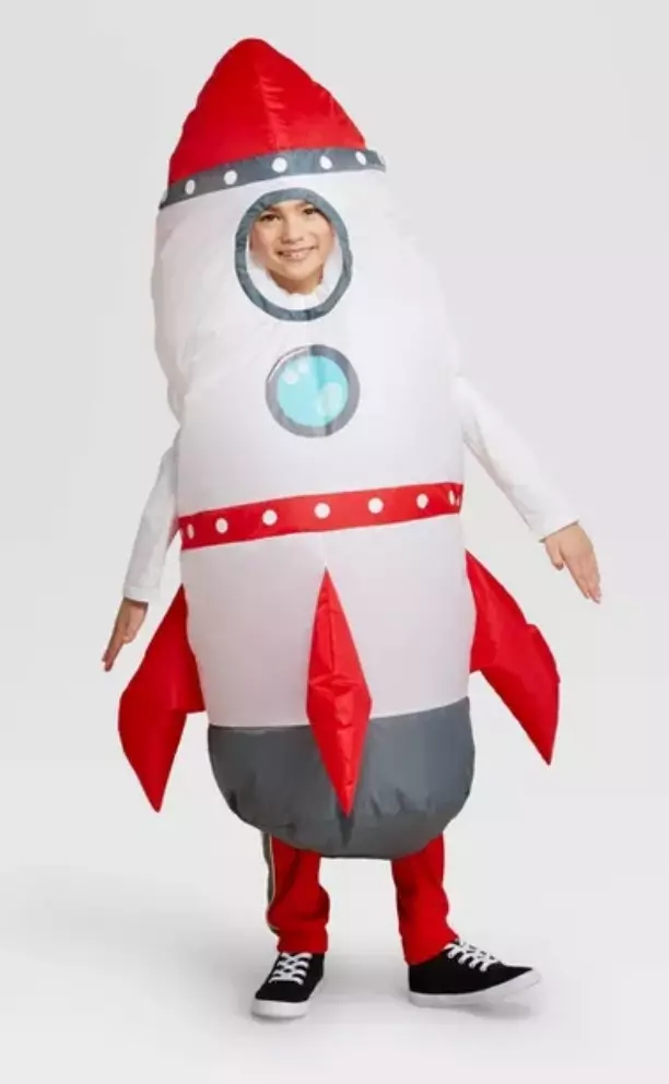 Kids 'Inflatable Rocket Ship Halloween Costume Bodysuit