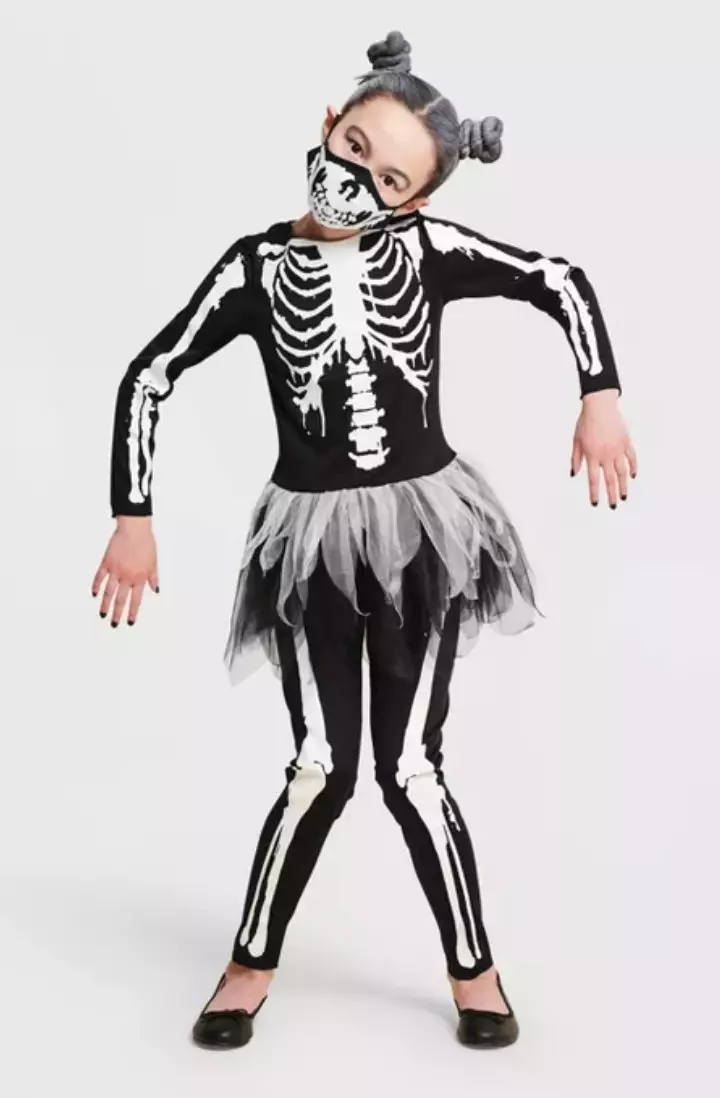 Vana Skeleton Halloween Costume Dress