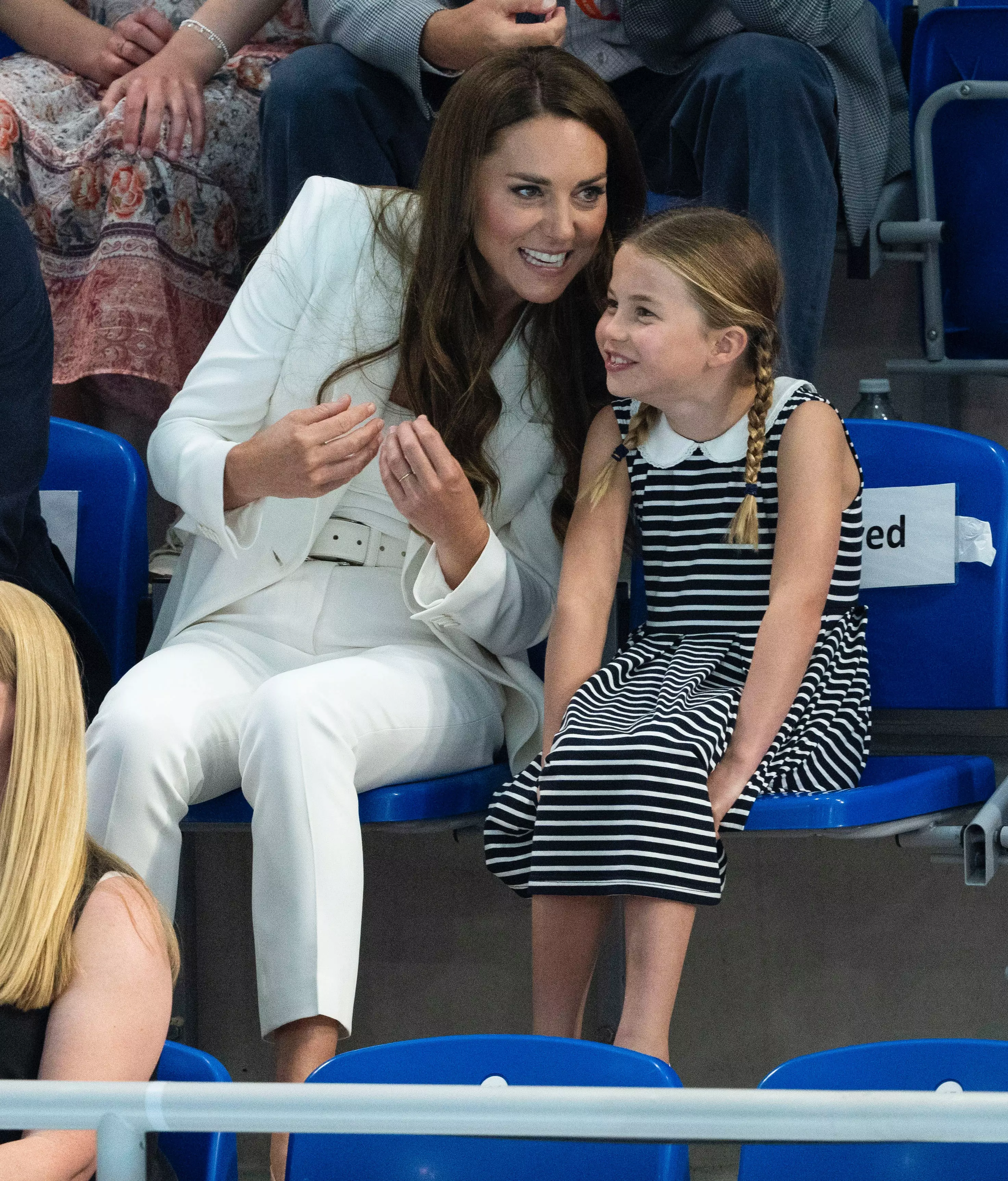 Prinsesse Charlotte fik en snak med sin mor.