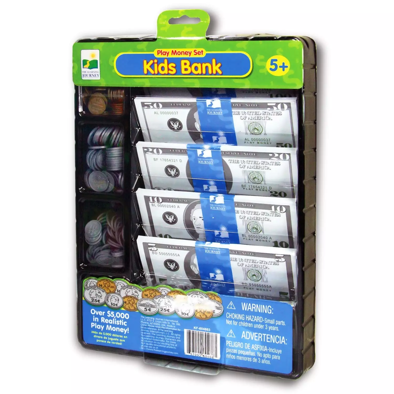 The Learning Journey Kids Bank, Spielgeld-Set