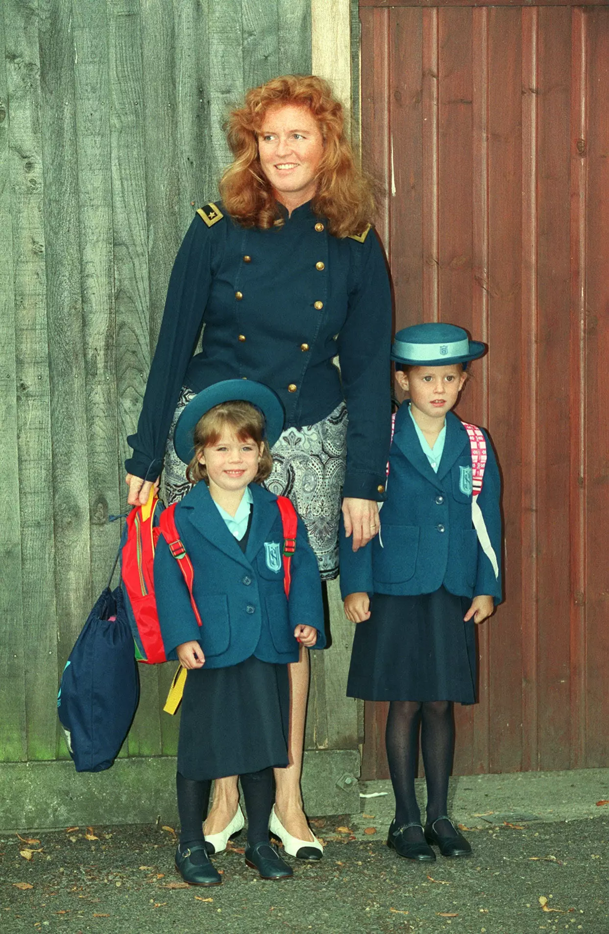 Prinses Eugenie ziet er best gelukkig uit op haar eerste schooldag.