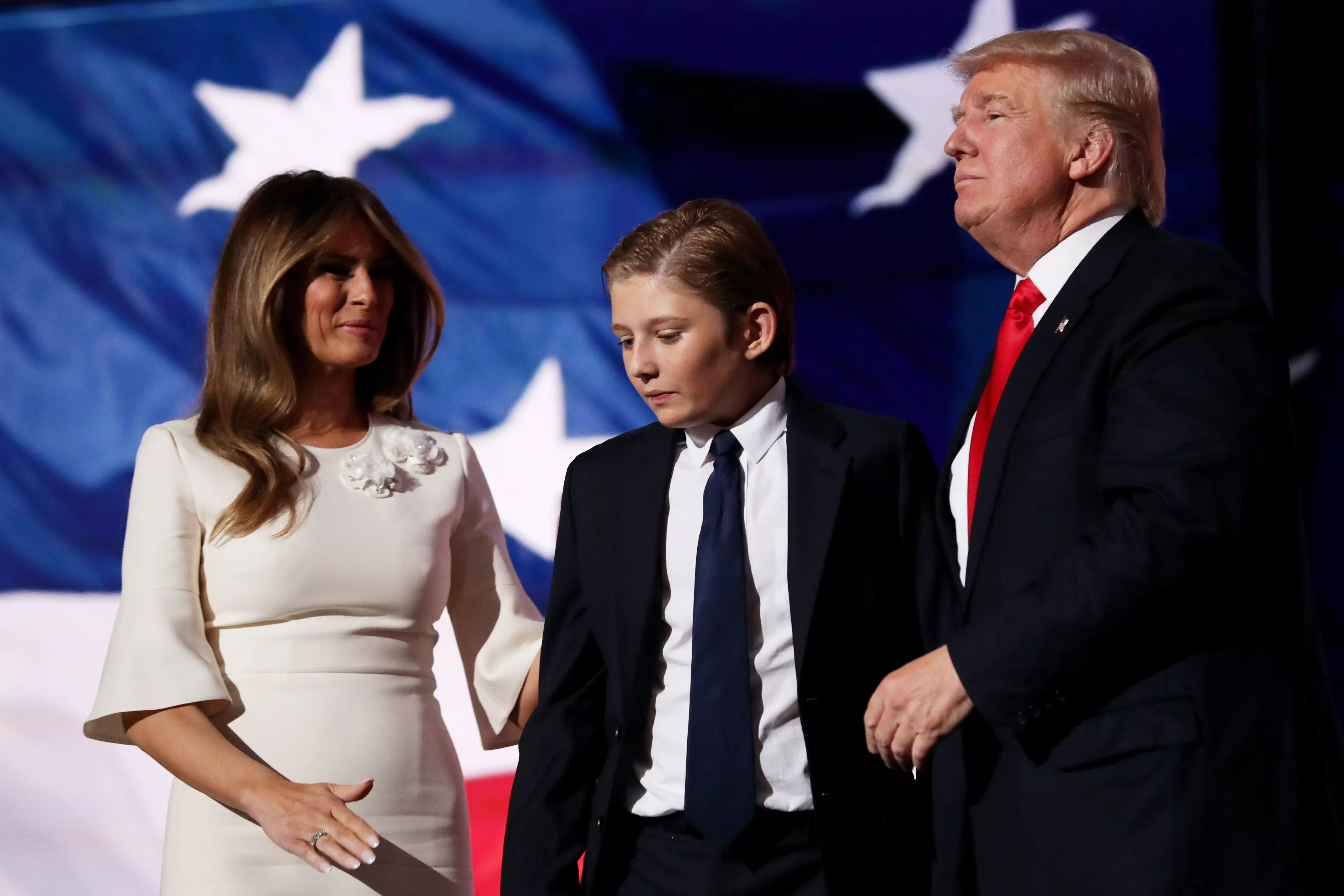 On és Barron Trump al primer debat presidencial? No està a l'enfrontament 28701_2