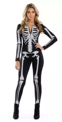 Zatovo manao fitafy skeleton bodysuit