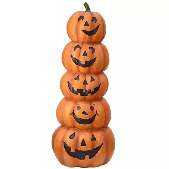 Home Depot, Cadılar Bayramı eşyalarını ne zaman çıkarır? Endişelenmeyin, bu 5 turuncu istiflenmiş Jack-O-Lantern...