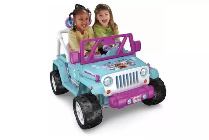 Walmart har en Frozen Jeep Wrangler.