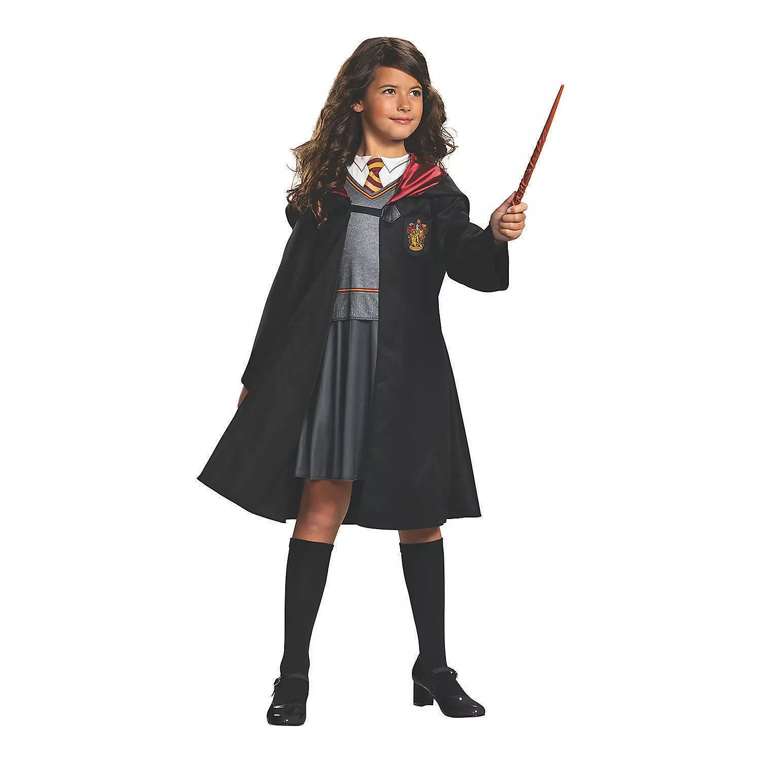 Ọmọbirin ti o wọ aṣọ lati dabi Hermione lati