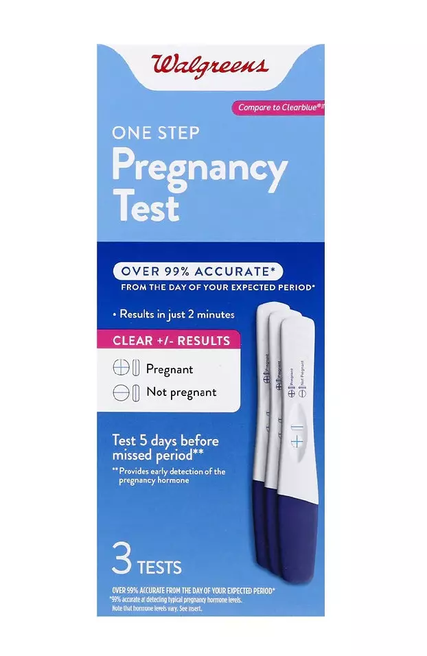 Obrázok produktu pre tehotenský test Walgreens