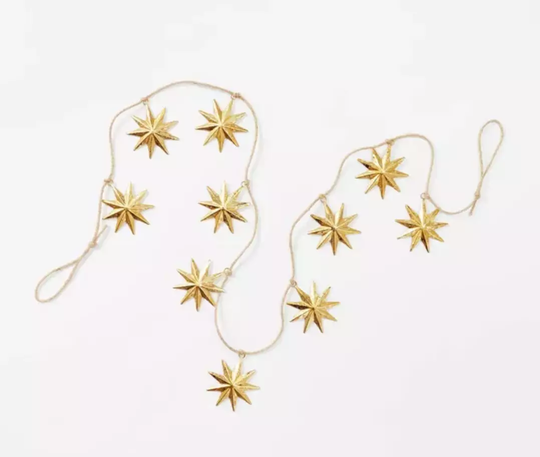 Gold Star Garland