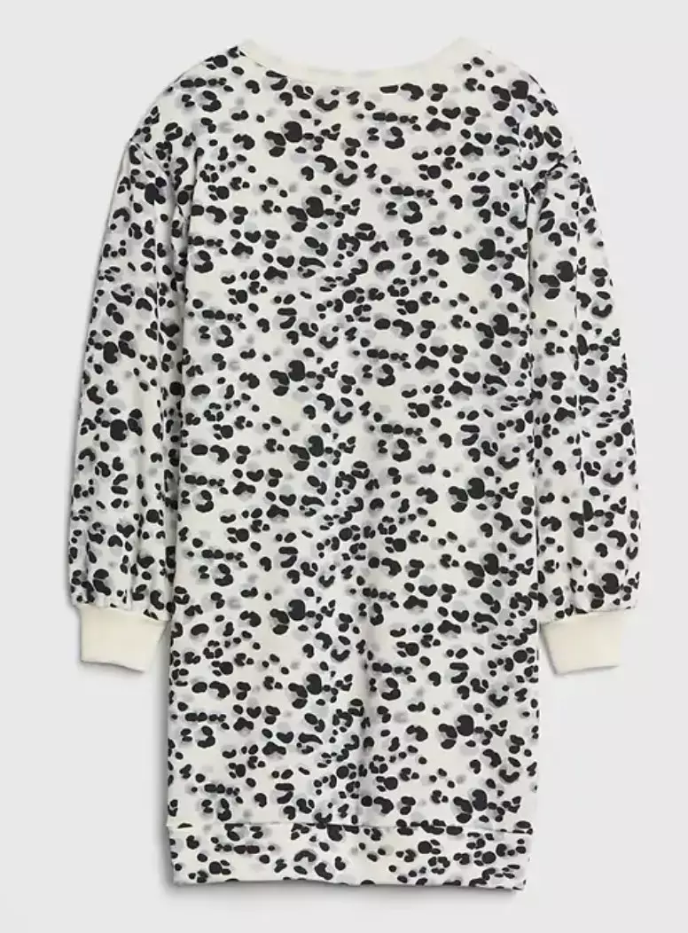 Bana ba Printa Sweatshirt Dress