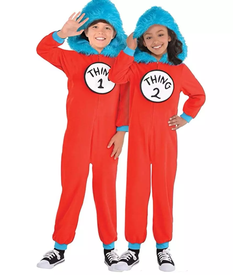 Kostumet e Dr. Seuss Thing 1 & Thing 2