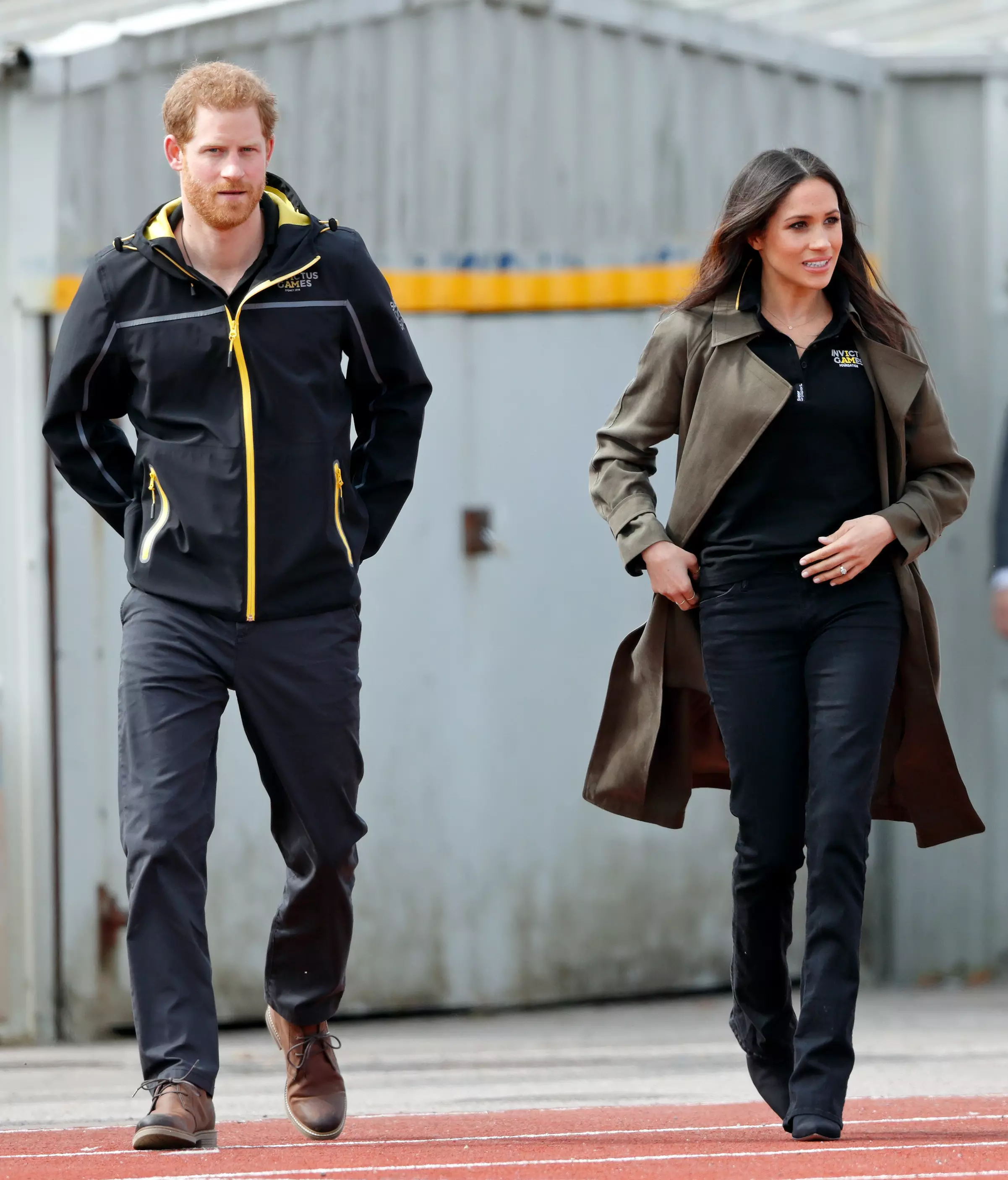 Meghan Markle hadde på seg støvler i Bath.