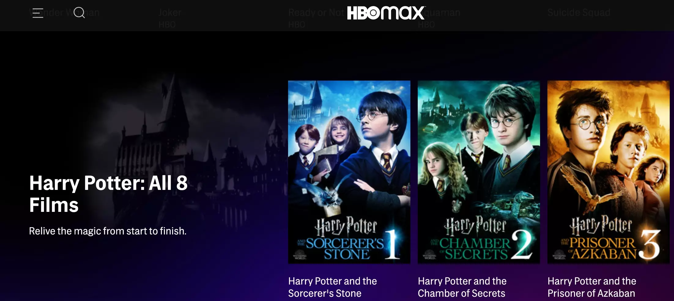 HBO Max are toate cele opt filme „Harry Potter” disponibile pentru a fi difuzate într-un singur loc.